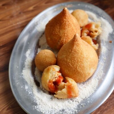 Authentic Brazilian Chicken Coxinha Recipe - The Santos Cookbook